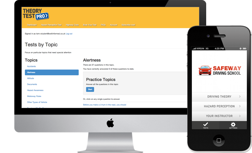 Online Theory Test Practice | Theory Test Pro
